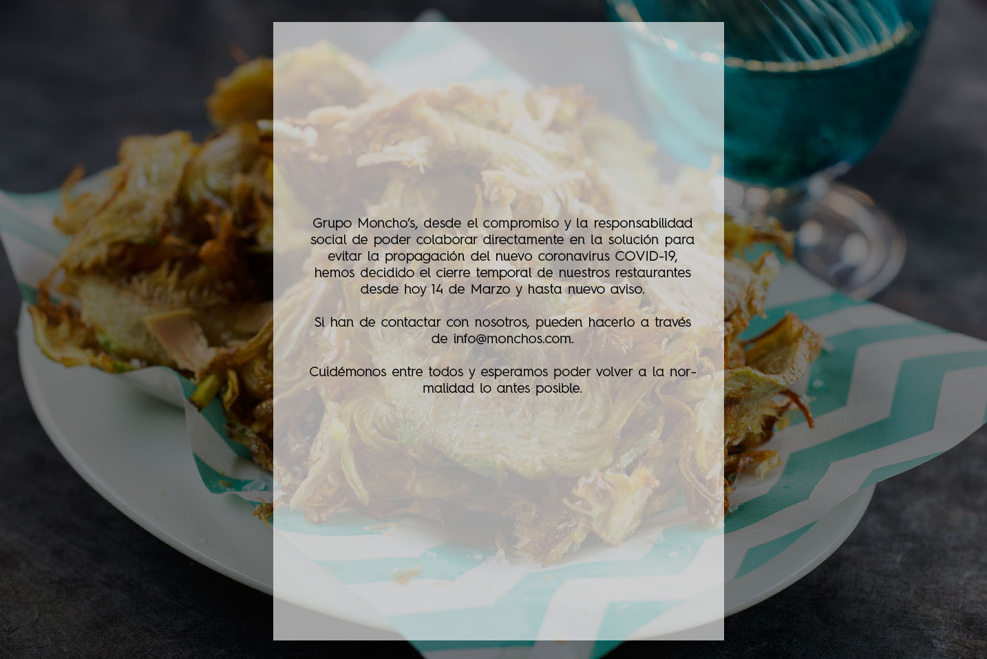 Grupo Moncho's, Restaurantes en Barcelona